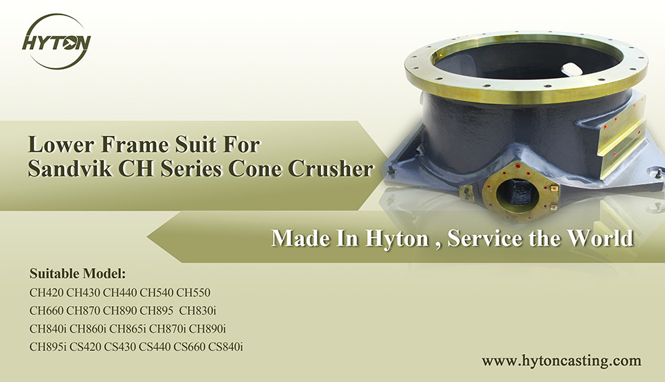 Original Quality Sandvik CH440 Cone Crusher Spare Parts Bottom Shell ...